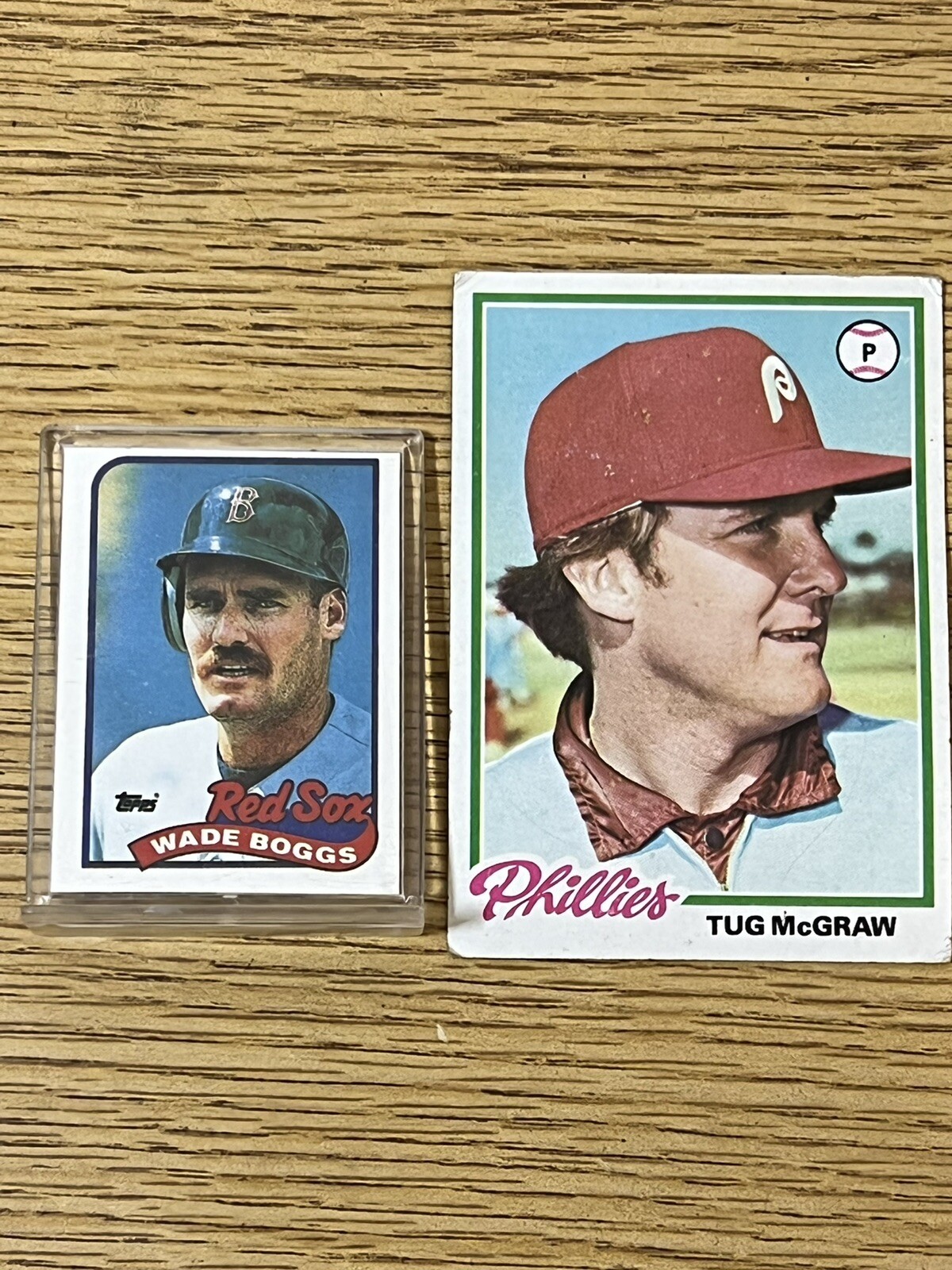 VTG 1989 Topps Doubleheaders-11 Rookie Cards & 1989 Card-Plastic Stand ...