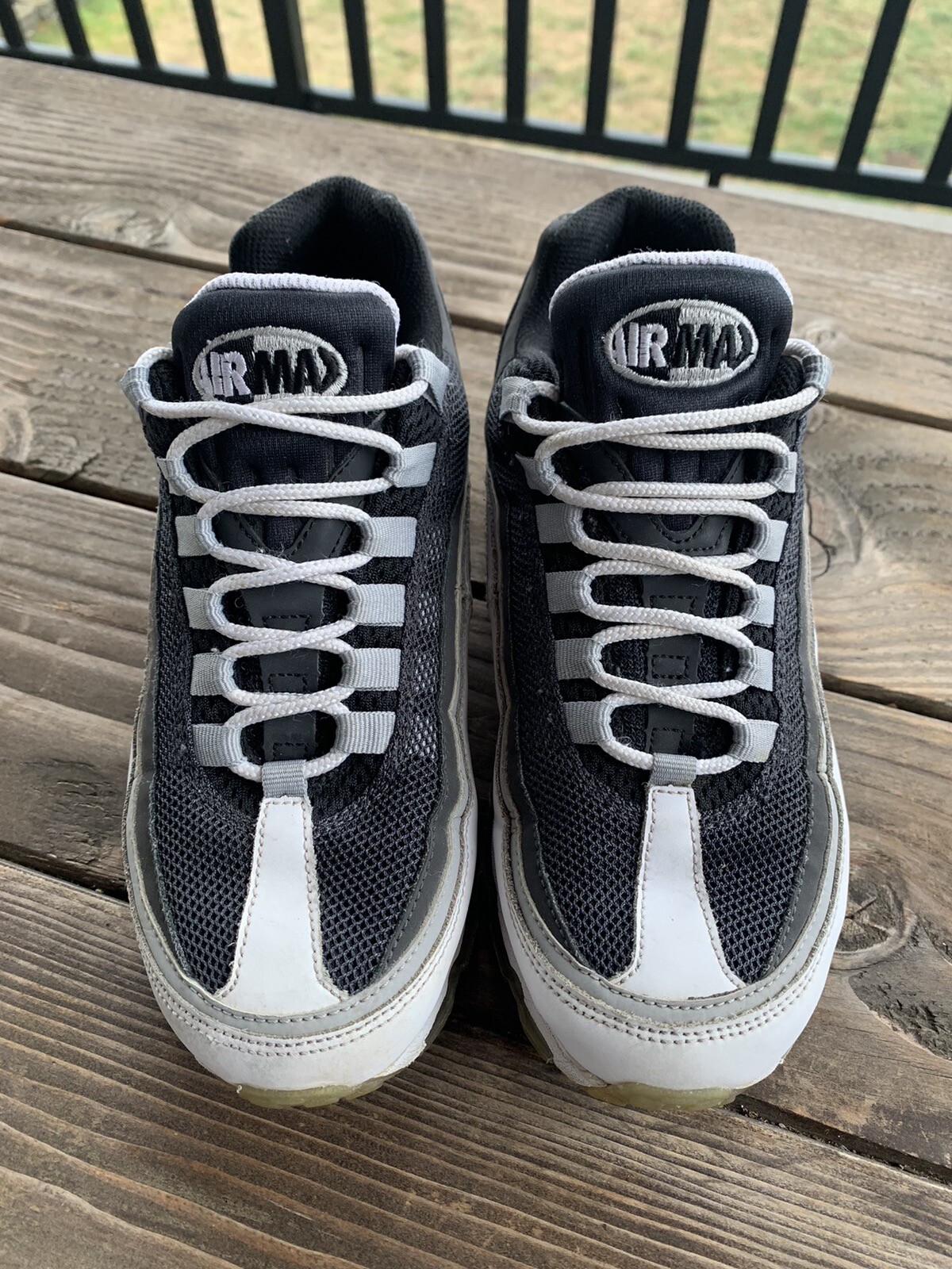 Men’s NIKE AIR MAX 24-7 Gray Black White 397292-001 S… - Gem