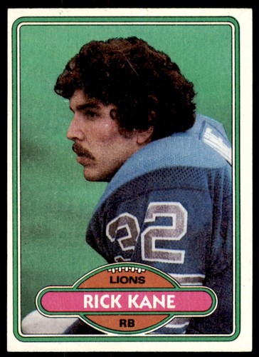 1980 TOPPS NFL RICK KANE DETROIT LIONS #324 | eBay
