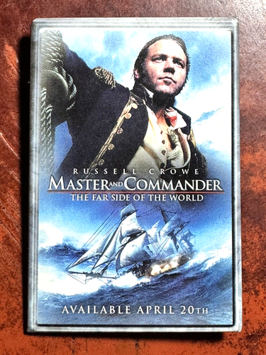 2004 MASTER AND COMMANDER Pin Pinback Movie PROMOTIONAL Button: Russell ...