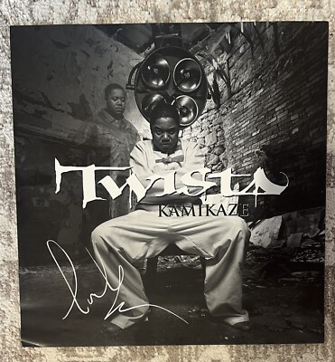 TWISTA RAPPER SIGNED KAMIKAZE 12x12 PHOTO - BECKETT BAS COA | eBay