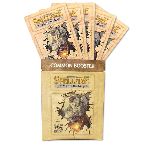 Spellfire Commun Booster Paquet Cinq Cartes Re-Master THE MAGIC Jeu ...