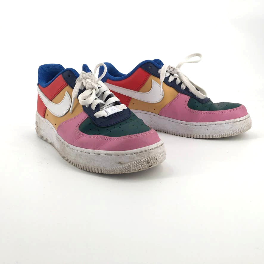 Nike Air Force 1 Multicolor Platform Sneakers. Size 9. - Gem