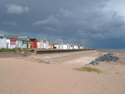 Photo 6x4 Beach huts at Chapel Point Chapel St Leonards Very few now ...