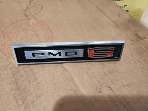 9780110 GM 1965 PONTIAC TEMPEST PMD-6 FRONT FENDER EMBLEM ORNAMENT 6 ...
