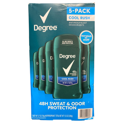 Degree Men Dry Protection Antiperspirant, Cool Rush, 2.7 oz, 5 pk | eBay