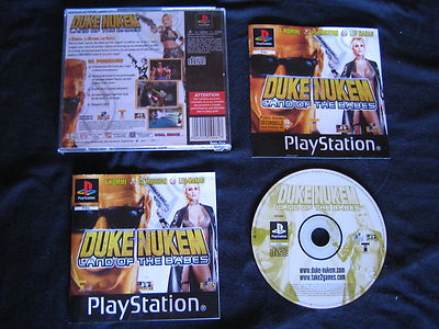 DUKE NUKEM Land Of The Babes JEU Sony PLAYSTATION PS1 PS2 COMPLET ...