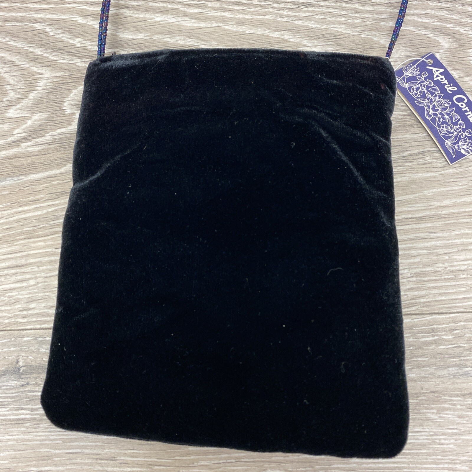 April Cornell Purse Black Japan Bag Beaded Sequin Cornell Trading with ...