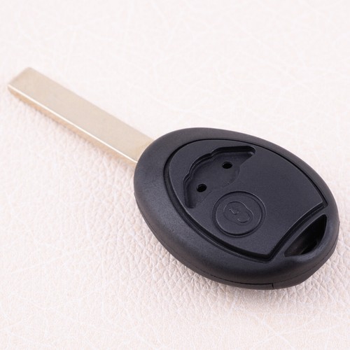 2 Buttons Remote Key Case Shell Fob & Groove Blade Fit for Mini Cooper ...