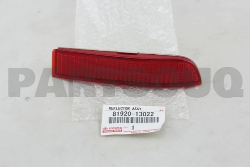 8192013022 Genuine Toyota Reflector Assy, Reflex, Lh 81920-13022 | eBay