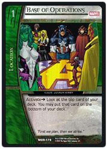 VS System: Base of Operations [Played] Marvel Origins TCG CCG Classic ...