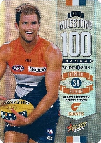 Stephen Gilham 100 Milestone Game Champions 2014 MG 43 | eBay