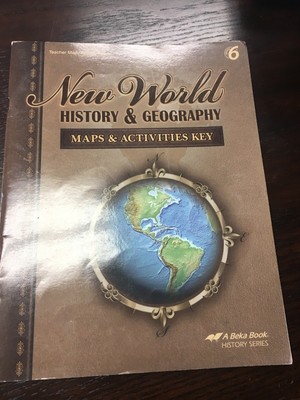 New World History And Geography Maps And Activities Key Abeka | eBay