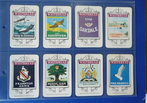 WHITBREAD INN SIGNS BOURNEMOUTH SERIES COMPLETE SET OF 25 SIGNS | eBay