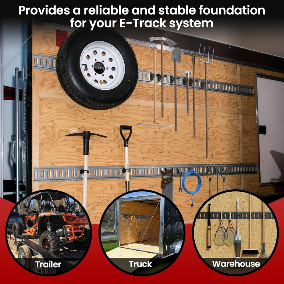 6 Pcs E Track Plate | E-Track Backing Plate Installation Kit | Heavy ...