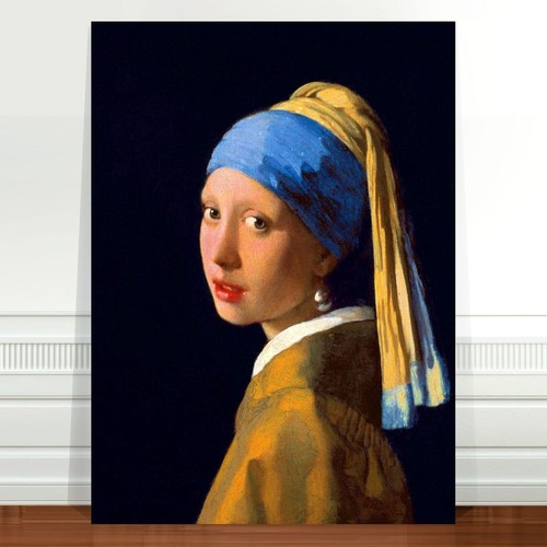 Johannes Vermeer The Girl With a Pearl Earring ~ FINE ART CANVAS PRINT ...