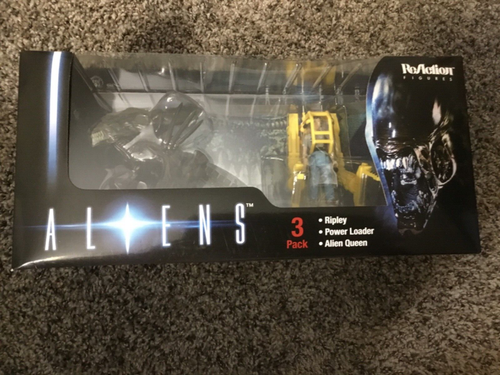 ALIENS P-5000 Queen Ripley Power Loader 3 Pack set 2016 ReAction Figure ...