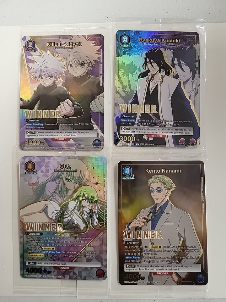 Union Arena Winner Cards Set Holo Battle Promo English C.c. Byakuya ...