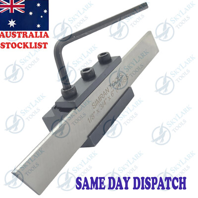 12mm Clamp Type Lathe Cut Off Parting Tool Holder With 3/4" HSS Blade ...