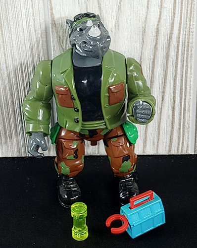 VTG 1992 TMNT Mutations Mutatin Rocksteady Transform Action Figure ...