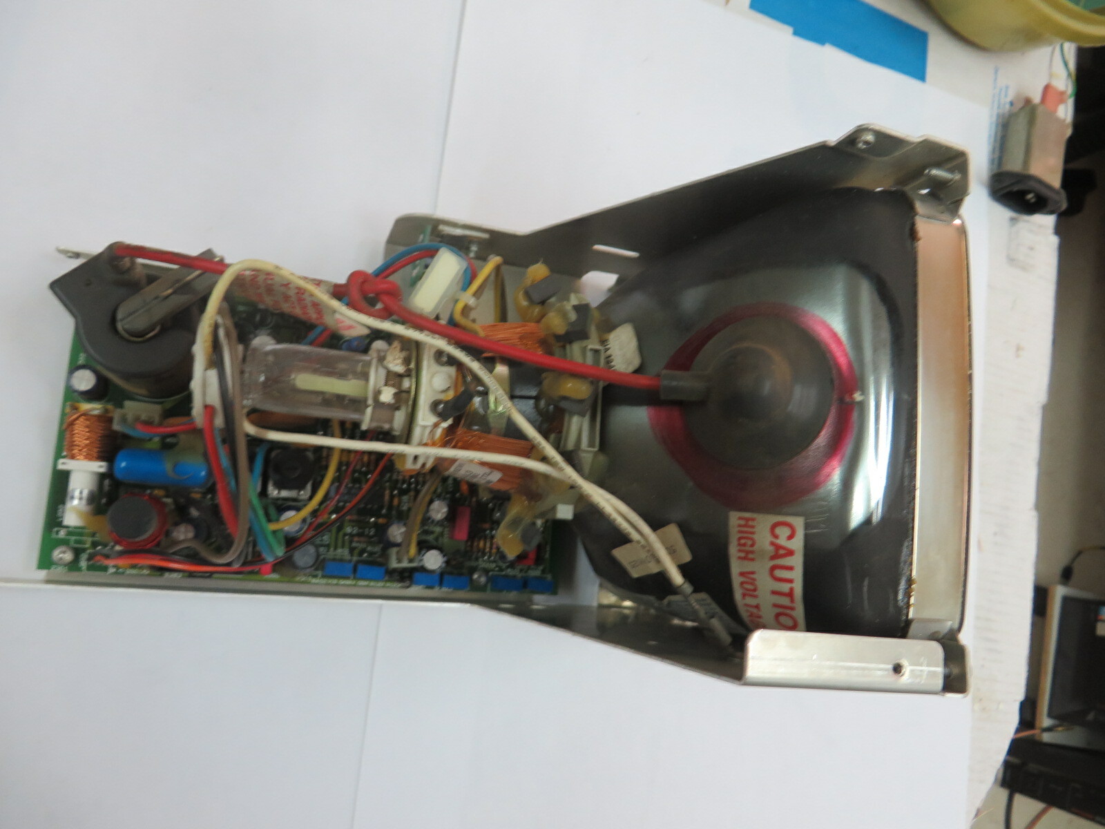 Tektronix TDS420 oscilloscope monitor, CRT + driver assembly | eBay