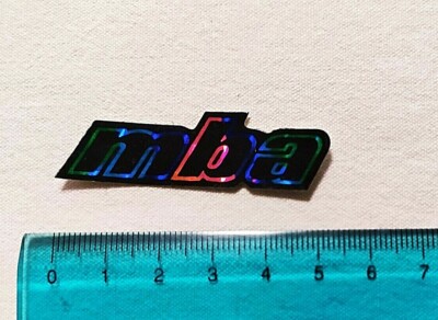 Adhesive Mba Years 80 80s Old Sticker Autocollant Original Vintage ...