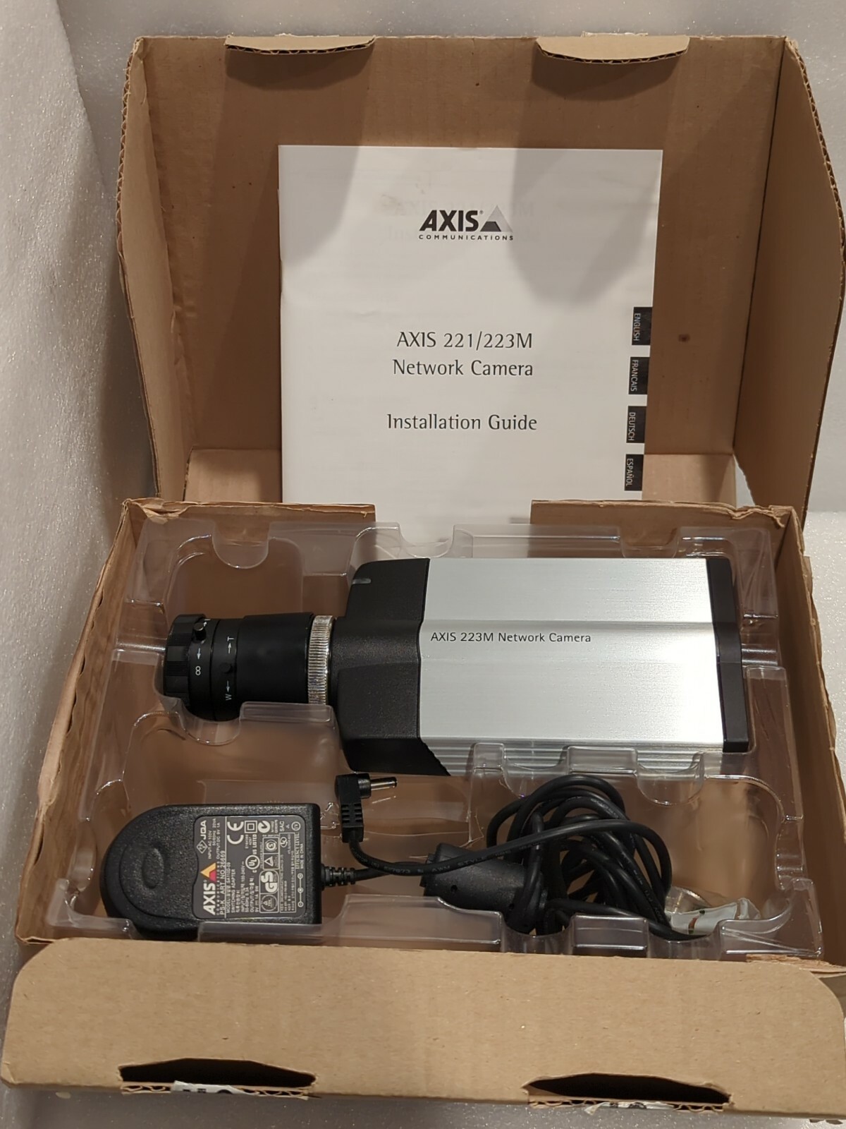 AXIS 223M Network Camera PoE 4.0-8mm F1.4 DC-iris C-Mount MPEG4 ...