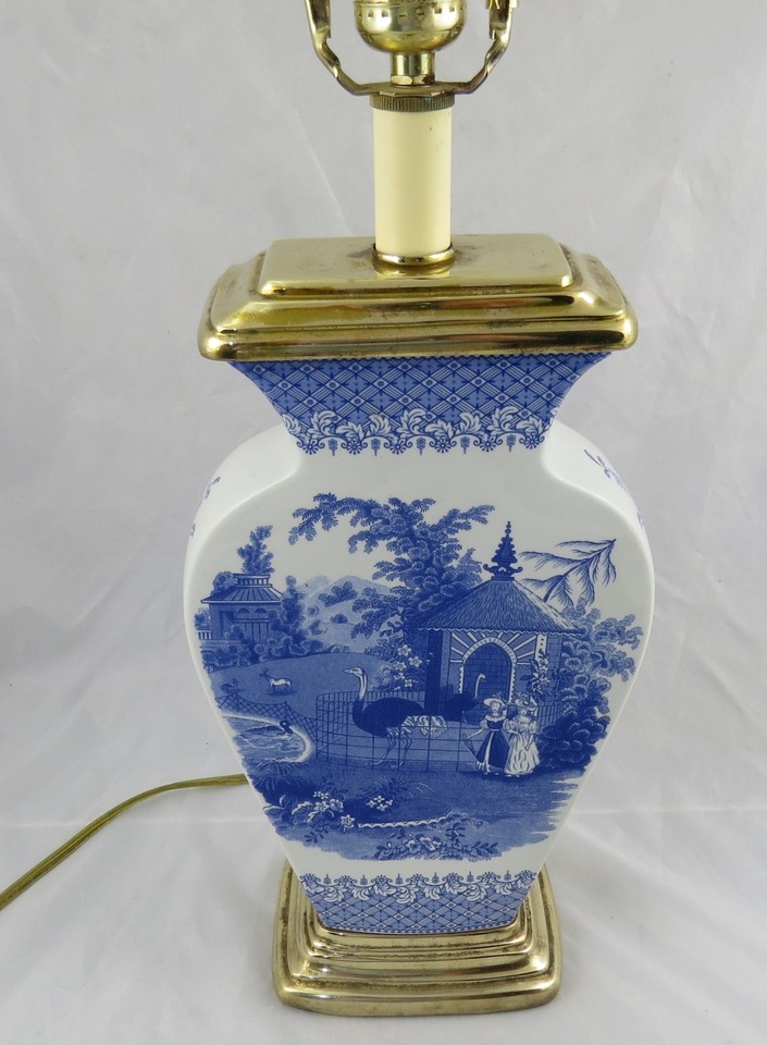 Spode Blue Room Collection Zoological Table Lamp 25" | eBay