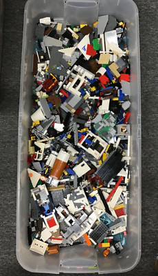 LEGO HUGE 10 POUND LOT OF MIXED BRICKS & PARTS PARTIAL COMPLETES NASA ...