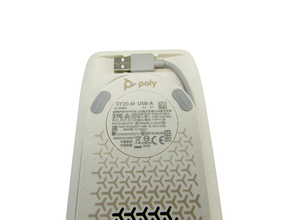 POLY SY20-M USB-A USB-C Smart Speakerphone Personal Smart Bluetooth ...