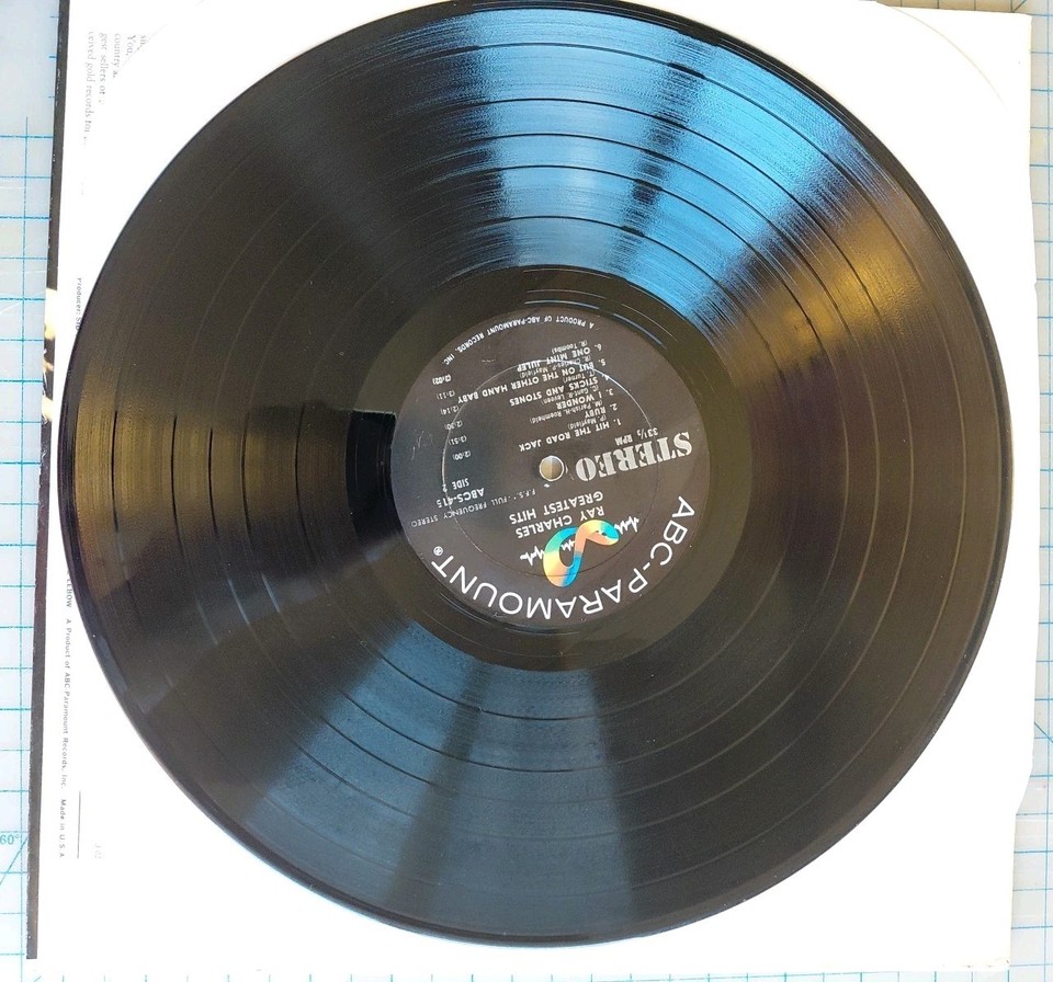 RAY CHARLES Greatest Hits 1962 Vinyl Record Album LP ABC-Paramount ABCS ...