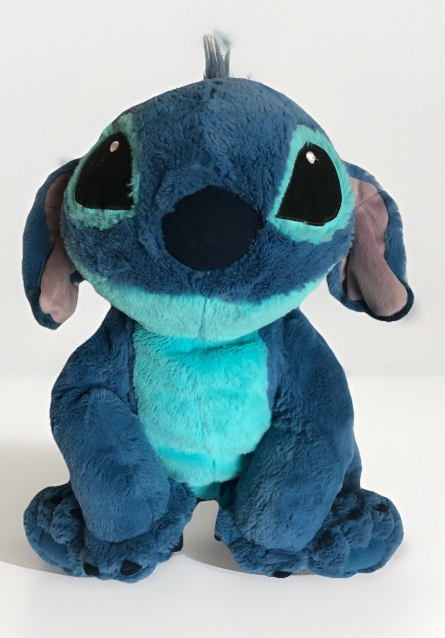 Disney Parks Lilo & STITCH Big Plush Sitting Stuffed Toy Floppy Soft ...