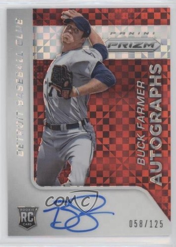 2015 Panini Prizm Red Power 58/125 Buck Farmer #55 Rookie Auto RC 9xu ...