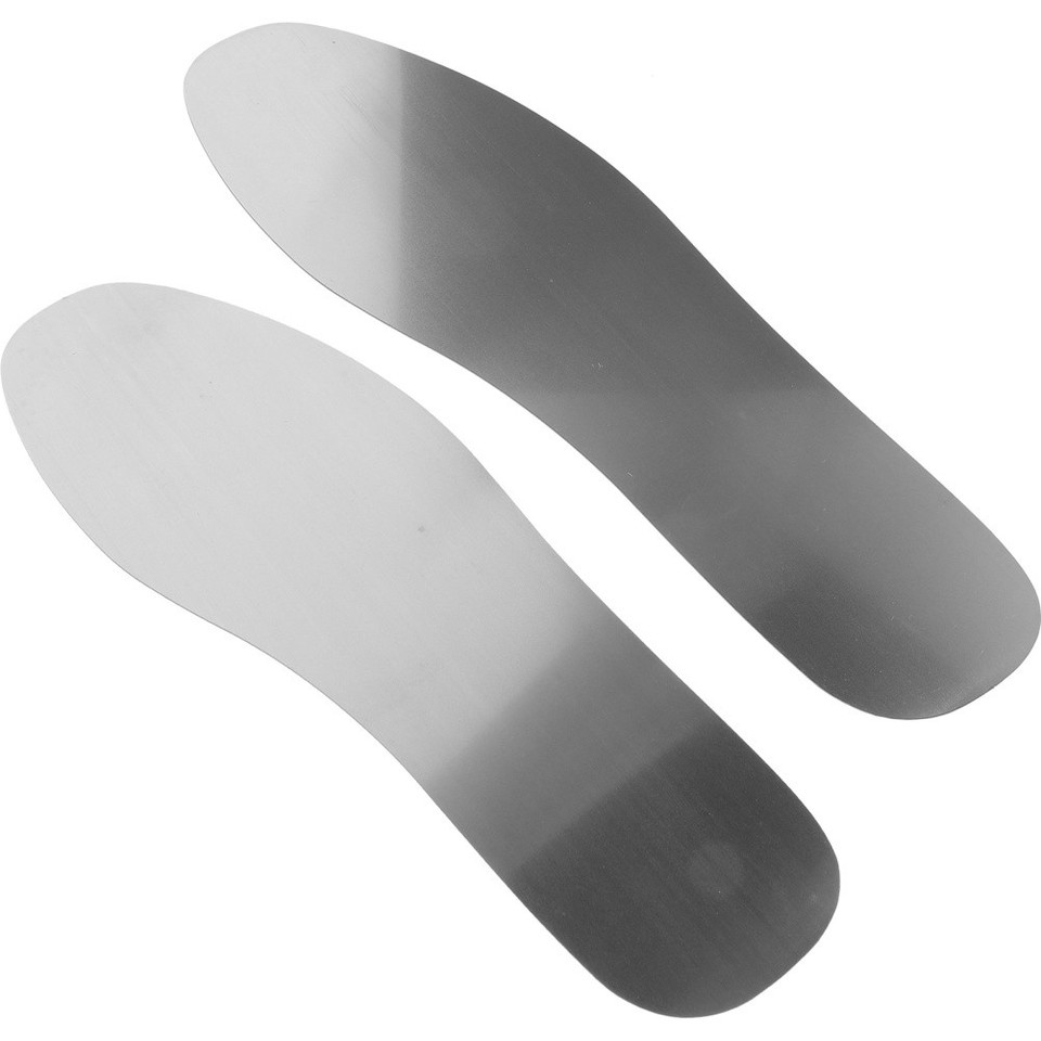 Anti Nail Stainless Steel Pair Shoe Insoles Puncture Resistant for Men ...