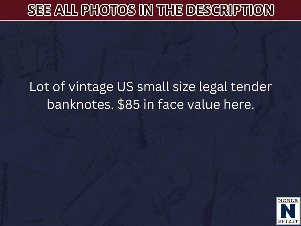 US Legal Tender Lot $2 $5 Small Size Fr. 1532 Fr. 1513 Fr. 1508 $85 FV ...