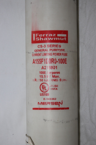 FERRAZ SHAWMUT A155F1D0R0-100E Fuse CS-3 Series 15.5K | eBay