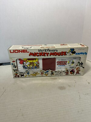 LIONEL WALT DISNEY'S MICKEY MOUSE EXPRESS HI-CUBE BOX CAR 6-9660 New | eBay