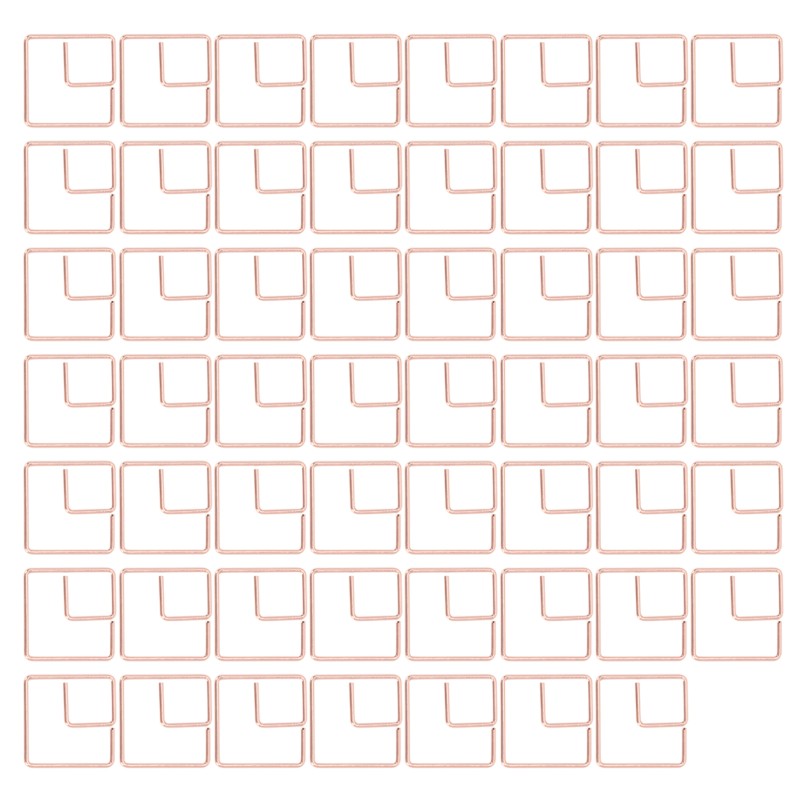 Paper Clip Wire Iron Office Clip Square Document Bookmark Marking Clip ...