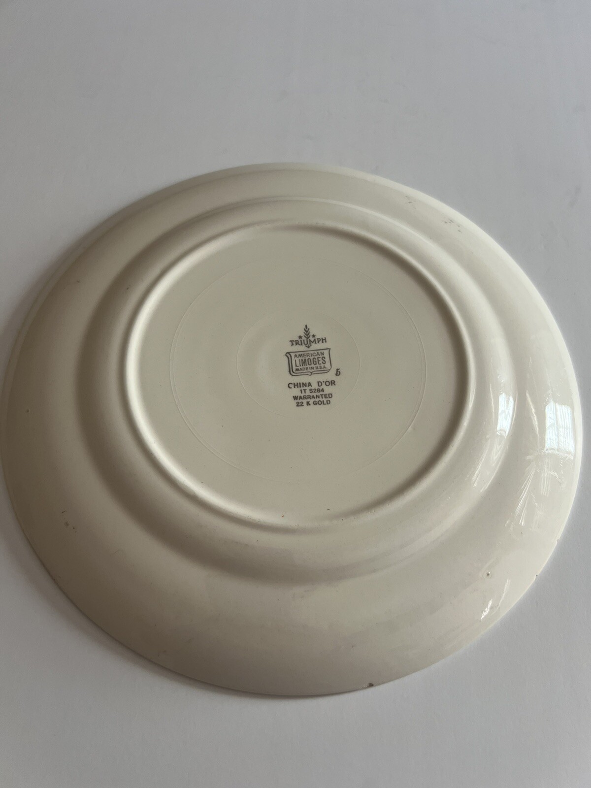 Vintage Triumph American Limoges - China D’OR - 10” Dinner Plate | eBay