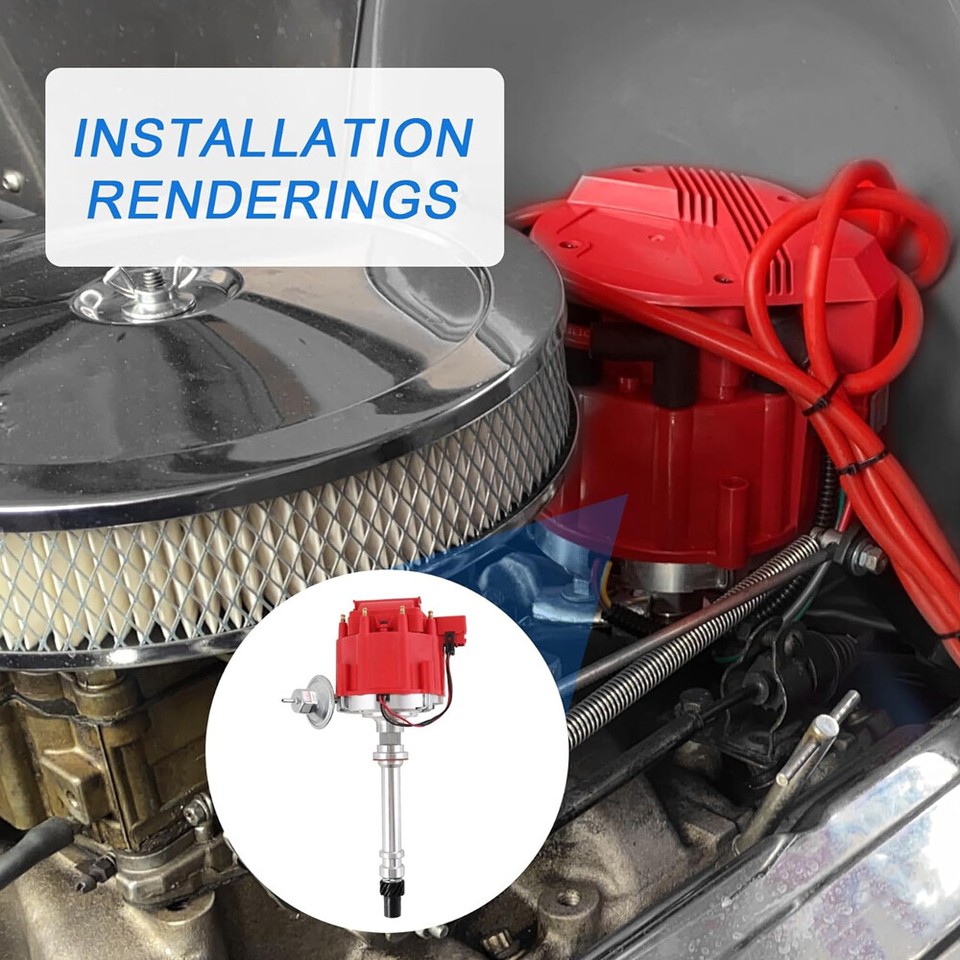 HEI Distributor For Chevrolet SBC 283 305 327 350 400 Ignition Small ...