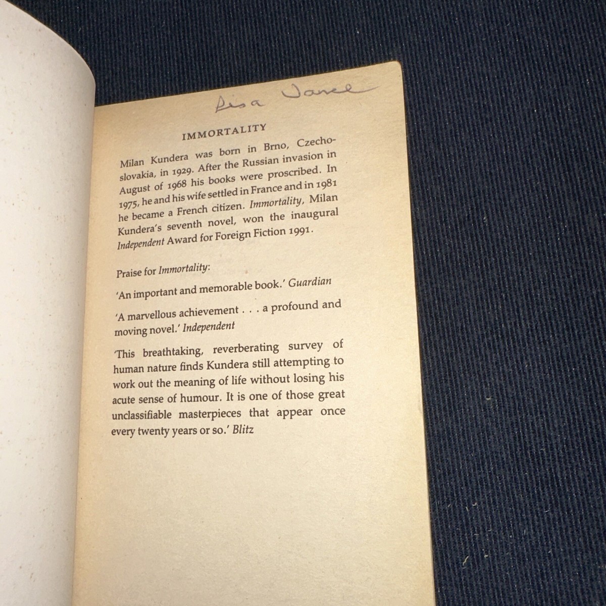 Milan Kundera Immortality Free Download
