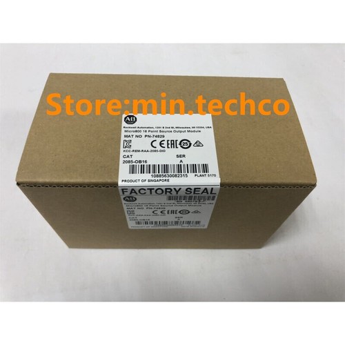 New Factory Sealed AB 2085-OB16 SER A Micro800 16 Point Source Output ...
