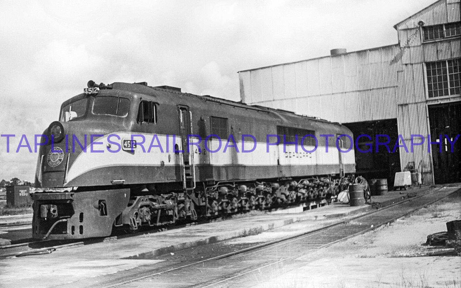 Seaboard Air Line #4512 Baldwin Centipede Miami FL circa 1959 -New 5x8 ...