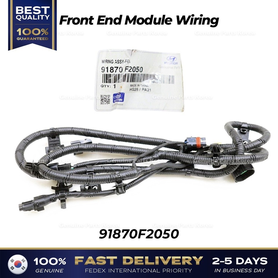 2017-2019 Hyundai Elantra Genuine Front End Module Wiring | 91870F2050 ...