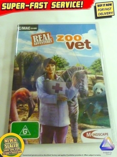 ZOO VET game Windows PC (NEW!) Animals Dr Petz Farm kids toys computer ...