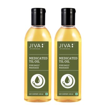 Jiva Medicated Joints And Muscles Oil - Massage oil for full body-Til ...