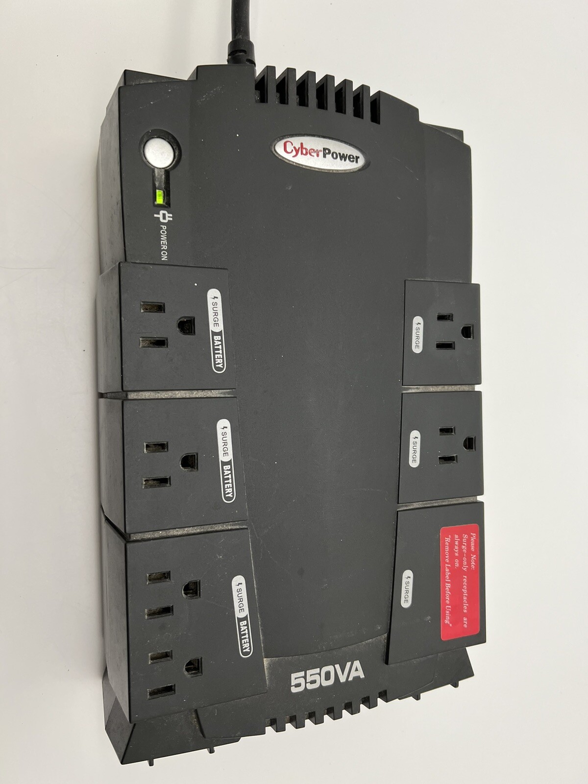 CyberPower 550VA Uninterruptible Power Supply Black UPS 8-Plug (No ...