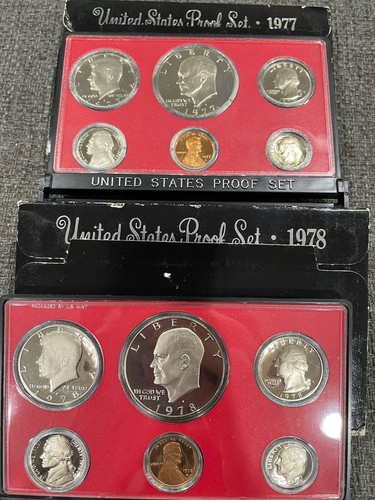 1977 & 1978 US Mint Proof Set Lot of 2 | eBay