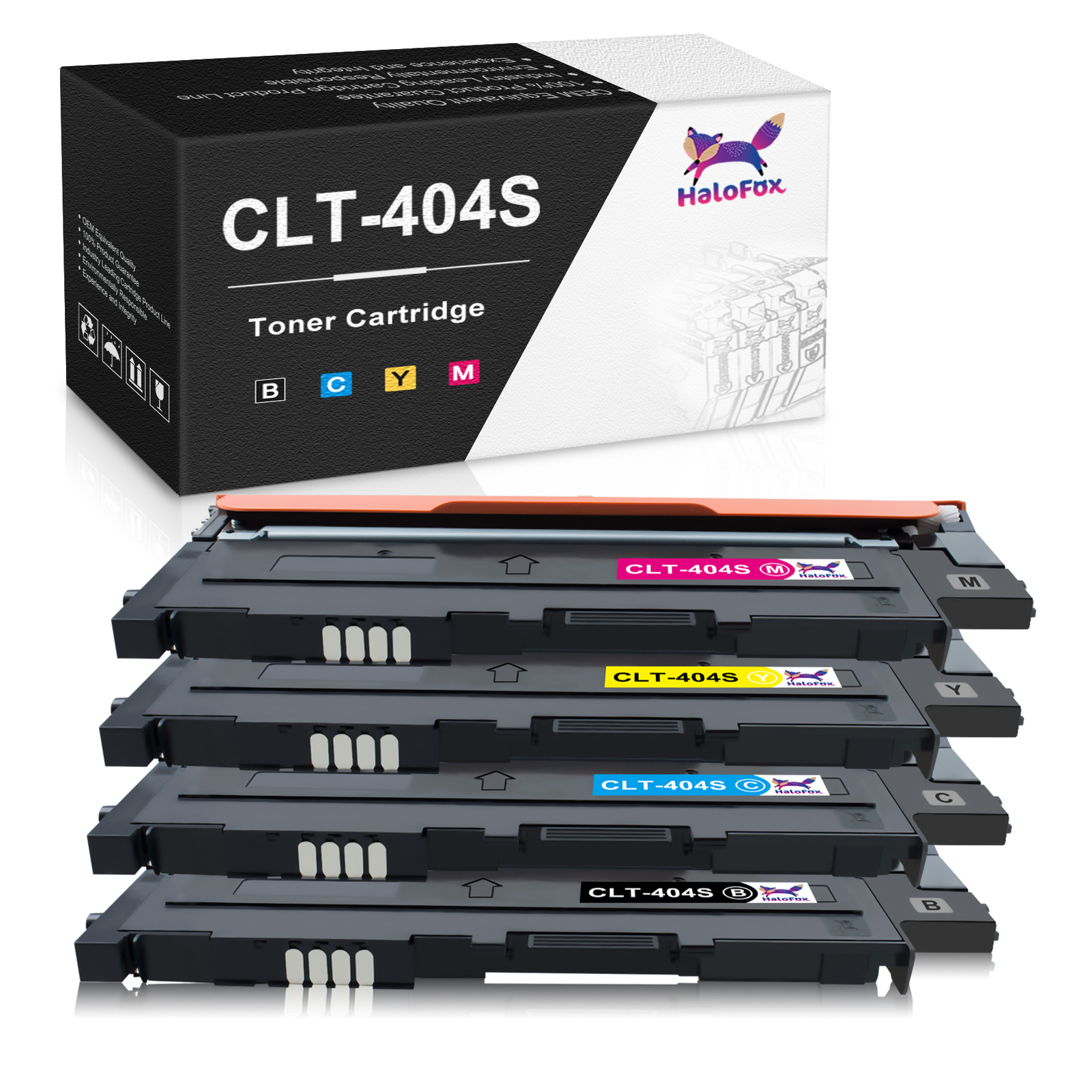 Clt-404s Toner Cartridge Bk/c/m/y 4pk for Samsung Xpress for sale ...