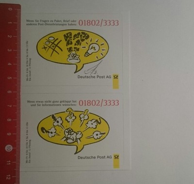 Aufkleber/Sticker: Deutsche Post AG (080117100) | eBay.de